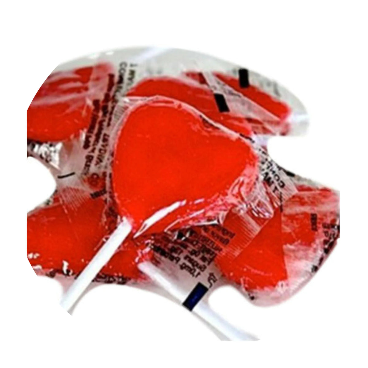 Big Lolly Red Heart Pops 500g Approximately 60 Pieces – showbagsgalore