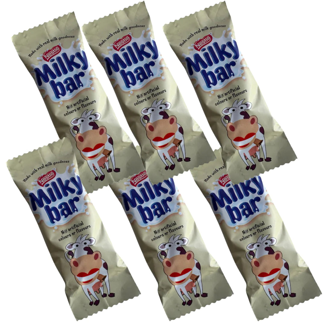 MilkyBar Showbag - White Chocolate, Lollipops, Chews & Milky Bar Bag ...