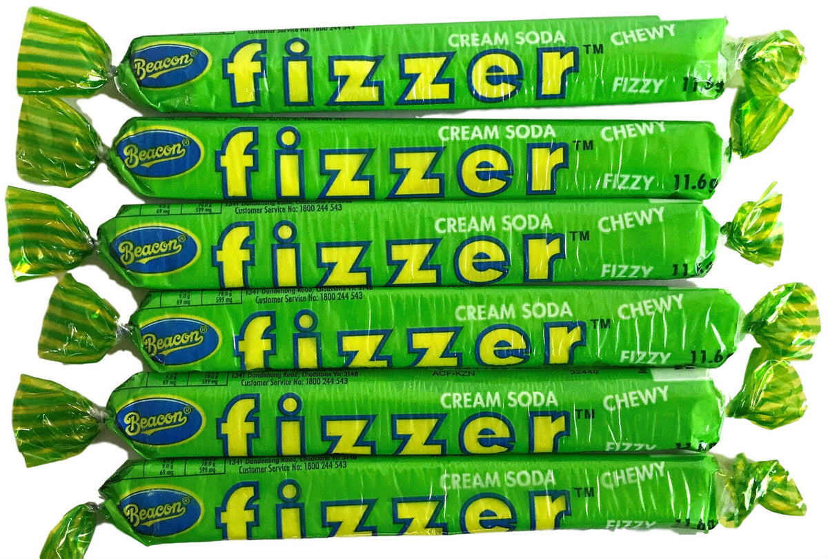 Beacon Fizzers Cream Soda 11.6g - 72 Piece Pack – showbagsgalore