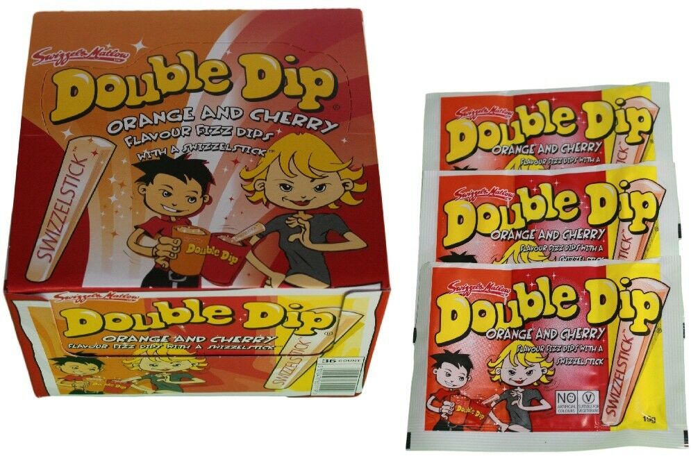 Double Dip19g Cherry Orange x 36 Pack – showbagsgalore