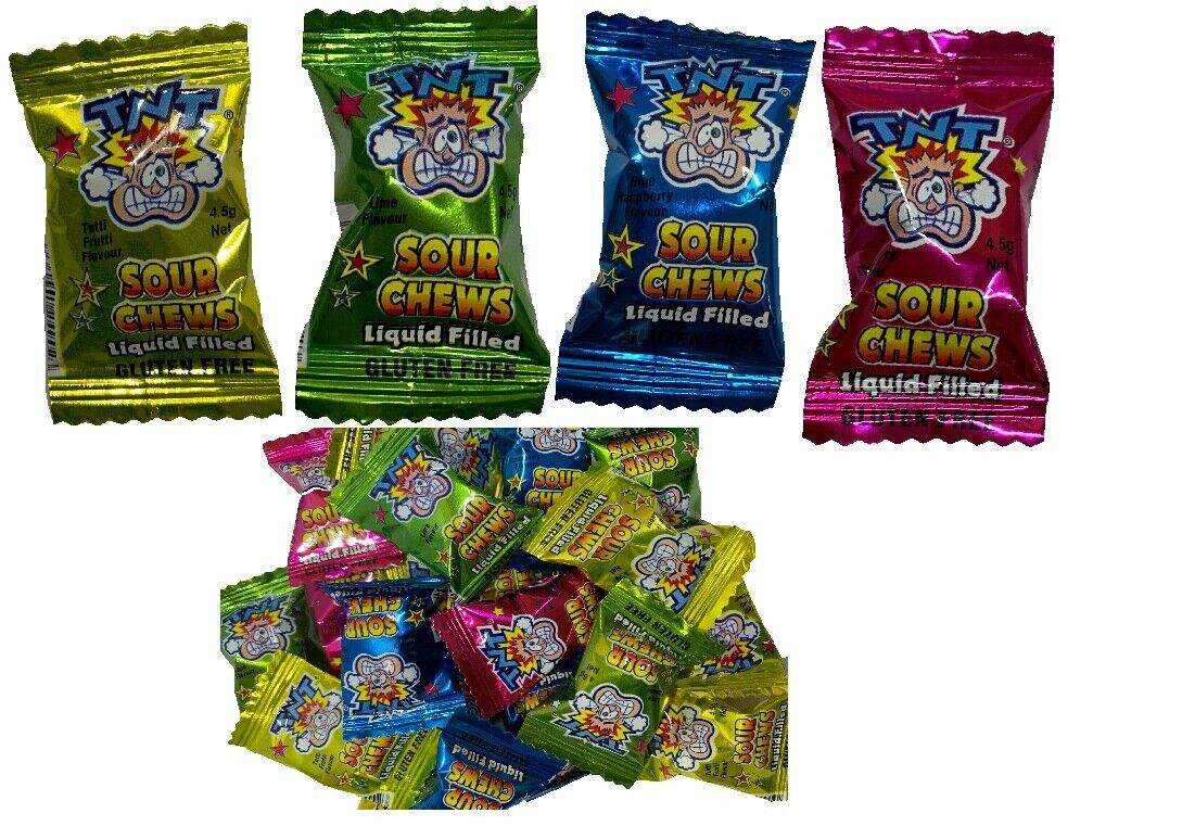 TNT Sour Chews 4.5g - 1kg – showbagsgalore